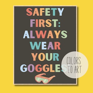 Lab Safety Poster Science Class Poster Science Lab Bulletin Board Kit ...