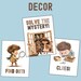 Math Mysteries Bulletin Board Kit Math Class Decor Classroom Decor Back ...