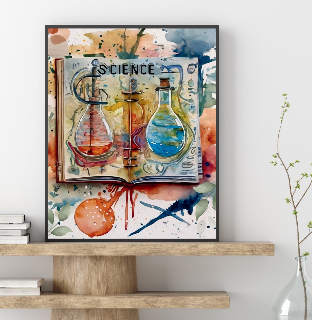 Science Wall Art, Lab Wall Art, Chemistry Wall Art, Biology Wall Art ...