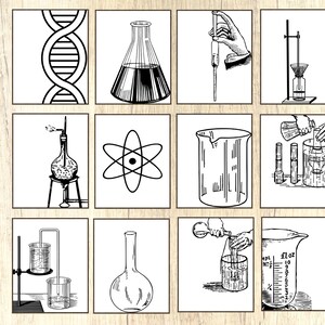 12 Science CLASSROOM POSTER, Science Class Gallery Wall, Classroom ...