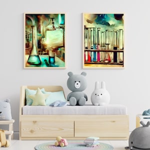 Science Classroom Set, Science Poster, Science Art, Science Prints ...
