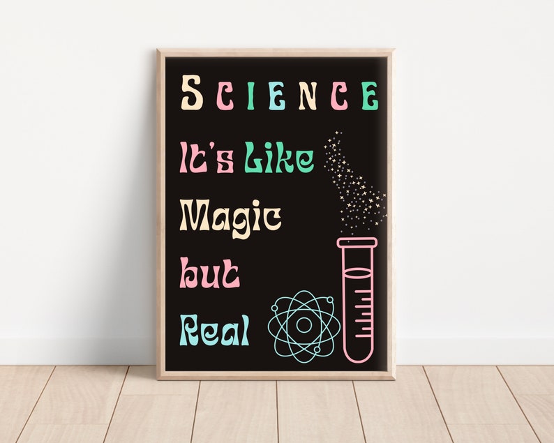 Science Classroom Decor, Science It's Like Magic but Real, Classroom ...