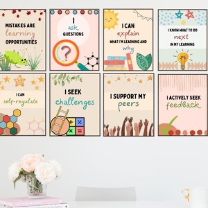 Affirmation Wall Art for Kids Classroom Decor Inspirational Kids Room ...