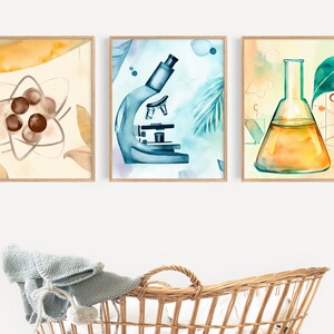 Science Classroom Set, Science Poster, Science Art, Science Prints ...
