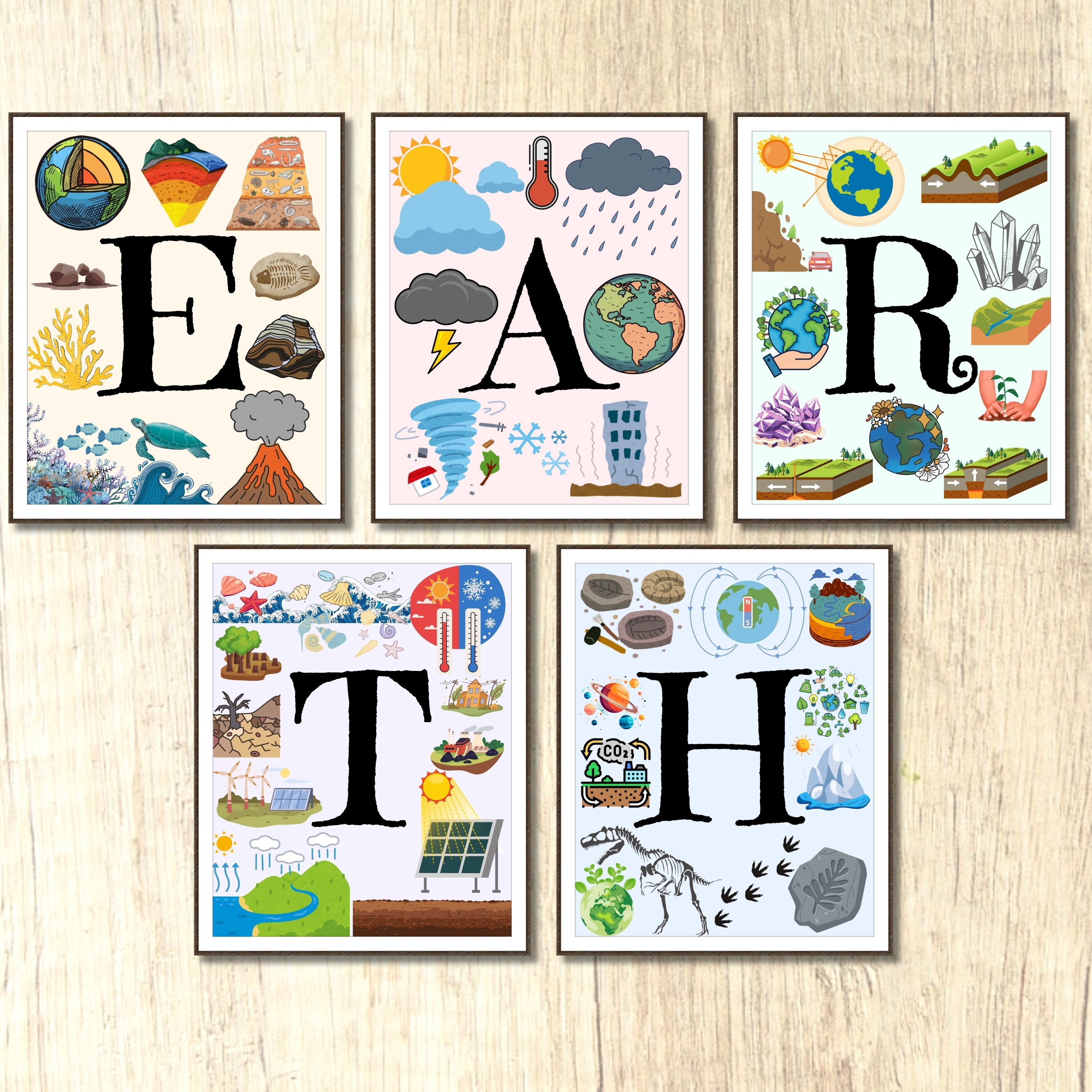 Earth Science Posters High School Classroom Decor Science Classroom ...