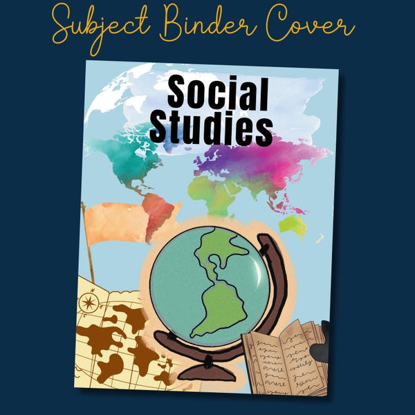 Social Studies Cover - Etsy