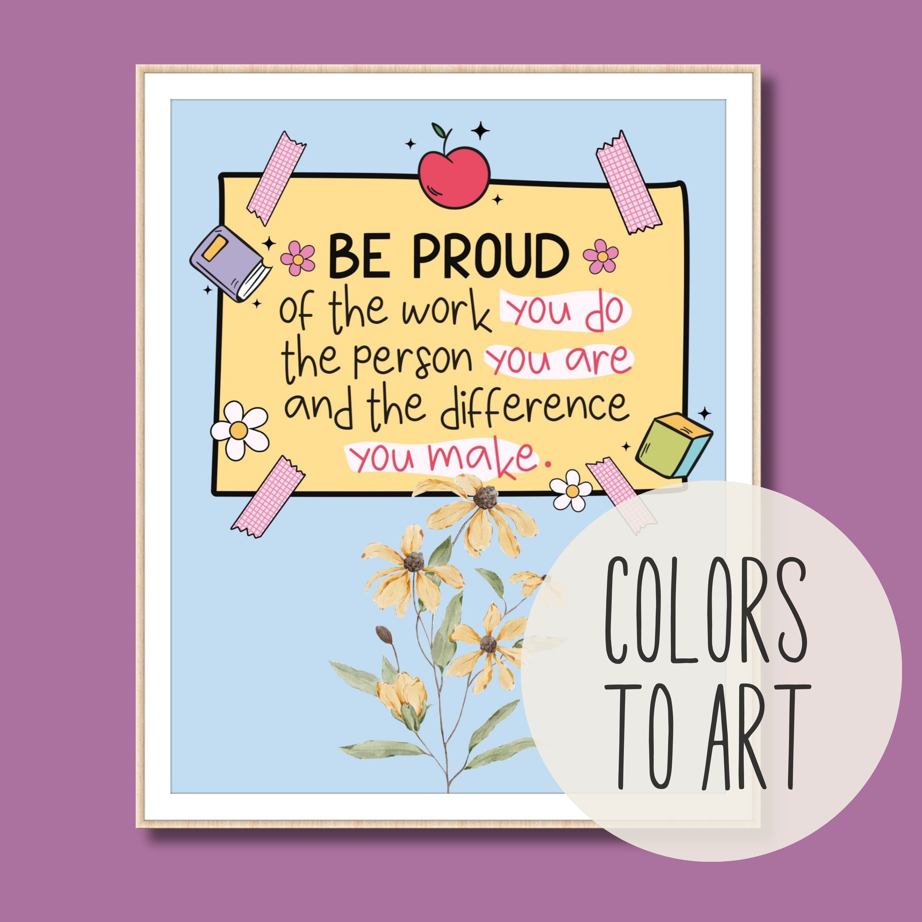 Teacher Daily Reminders Printable Set Classroom Decor Bulletin Board ...