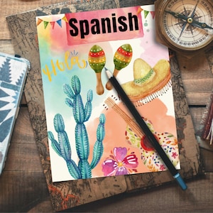 Spanish Subject Binder Cover Printable Back to School Teacher Binder ...