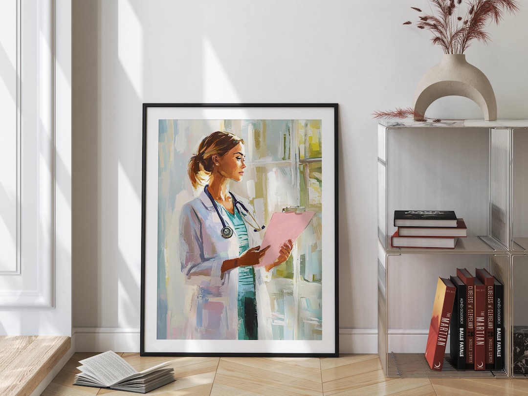 Healthcare Hospital Print Doctor Wall Art Nurse Wall Art Nursing ...