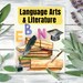 Language Arts & Literature Subject Binder Cover Printable Back to ...