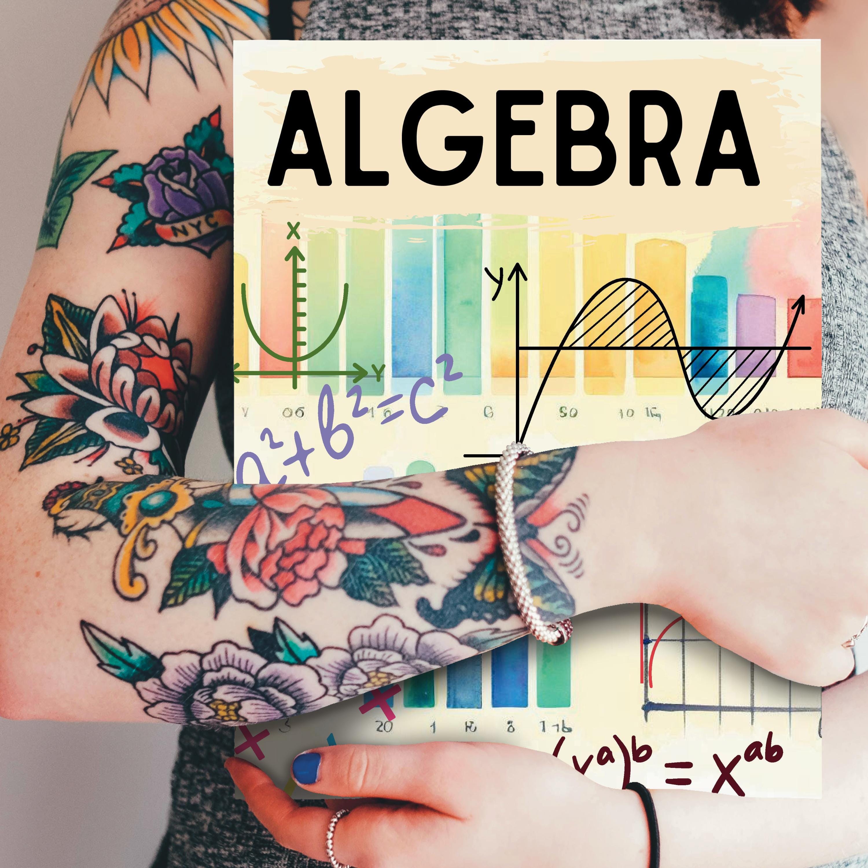 Algebra Subject Binder Cover Printable Back to School Teacher Binder ...