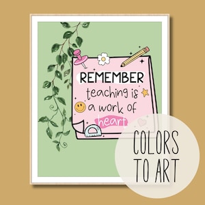 Teacher Daily Reminders Printable Set Classroom Decor Bulletin Board ...