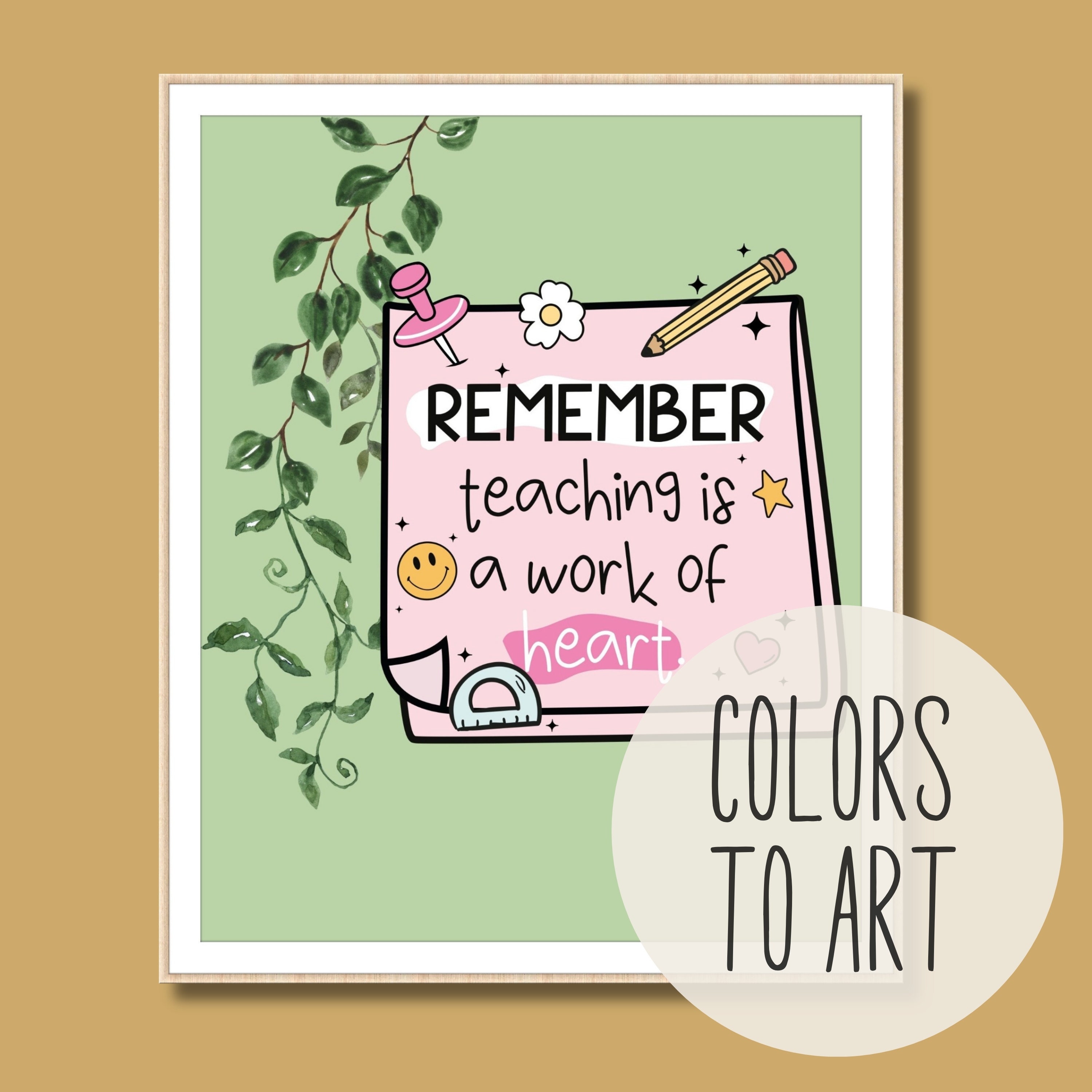 Teacher Daily Reminders Printable Set Classroom Decor Bulletin Board ...