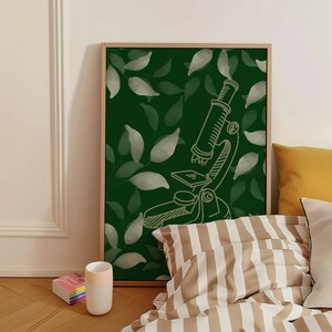 Microscope Printable Art Medical Decor Science Art Biology Art Science ...
