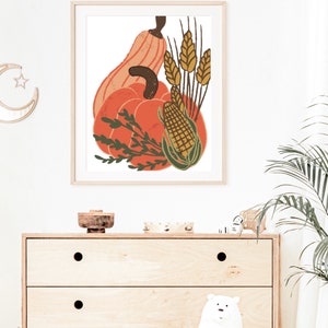 6 Prints, Fall Wall Art, Autumn Gallery Wall Set, Fall Nature Posters ...