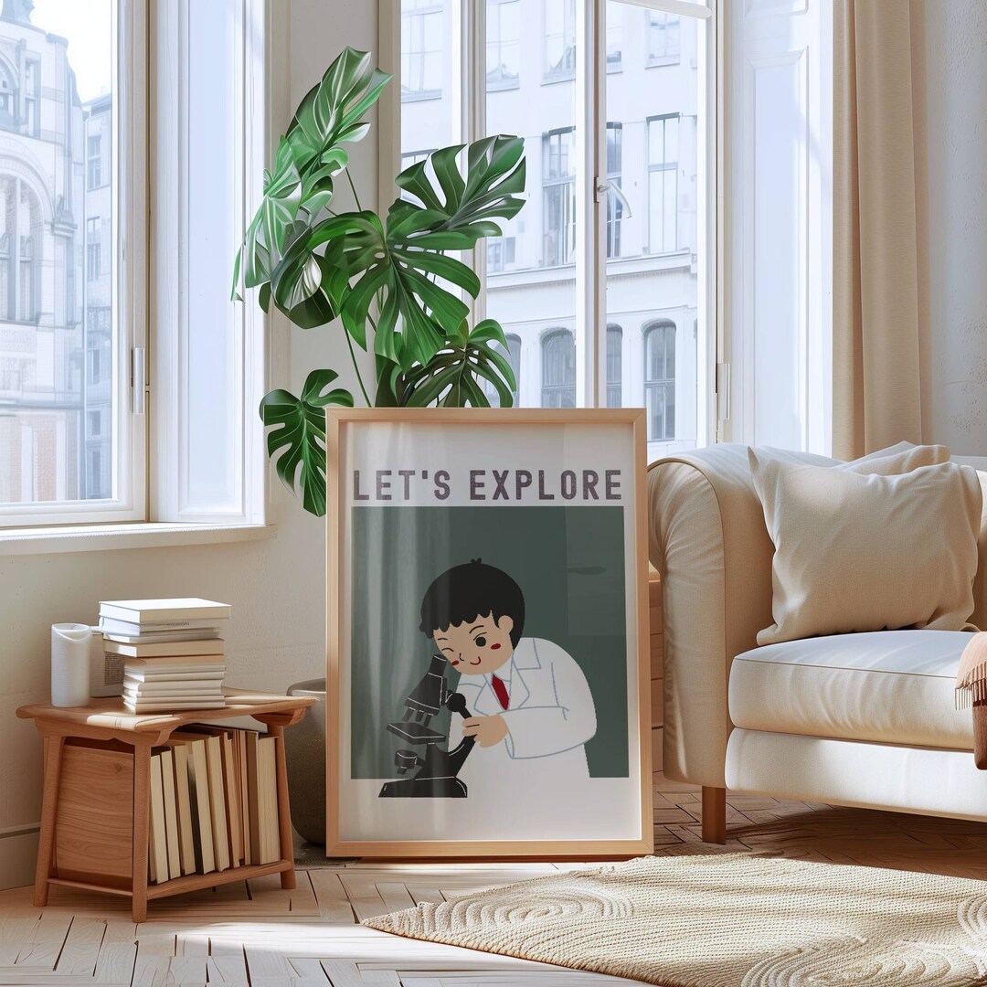 Science Classroom Decor Science Wall Art Kids Science Nursery Decor ...