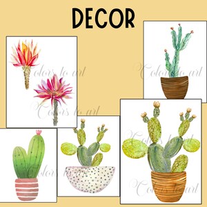 Back to School Bulletin Board Watercolor Classroom Decor Succulent ...