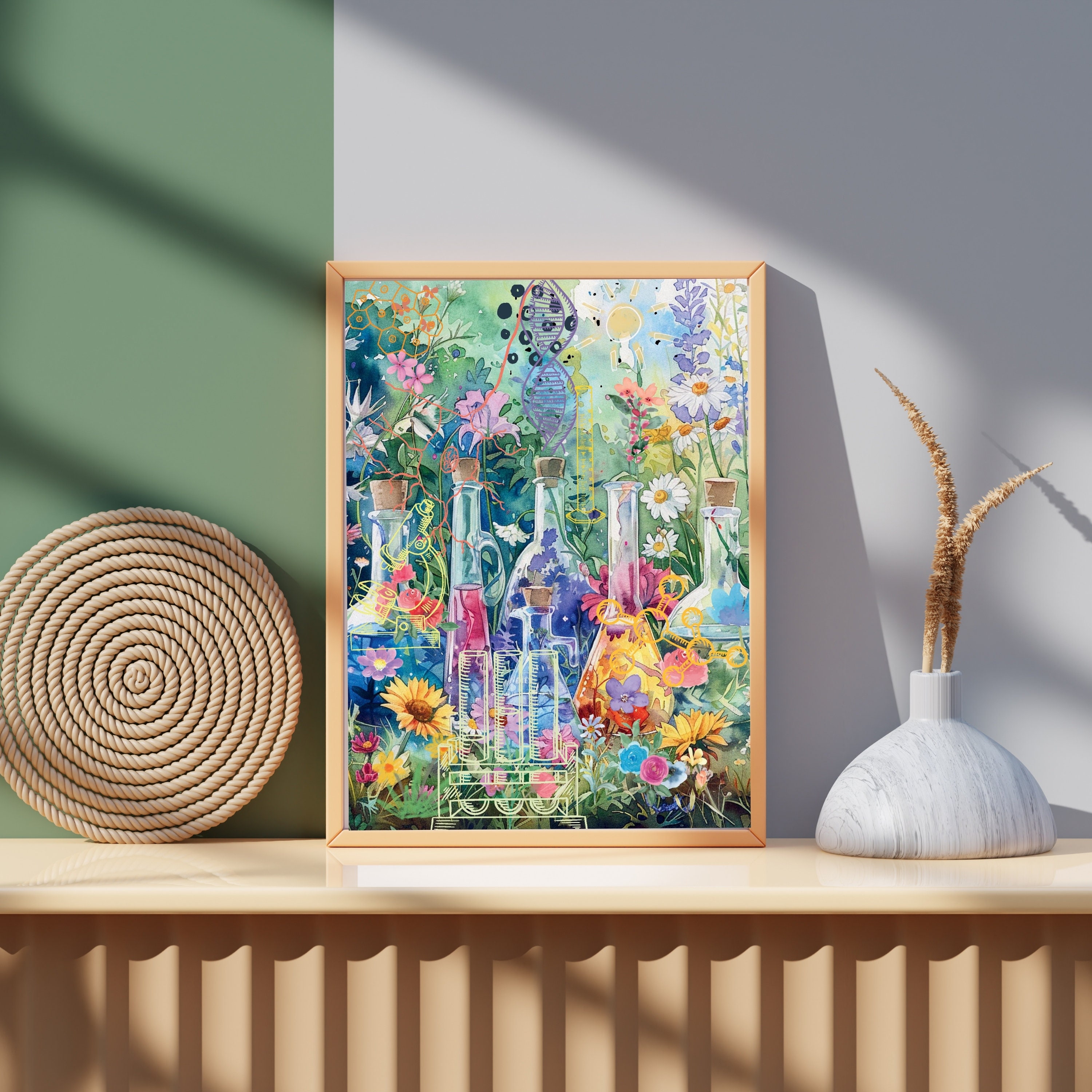 Science Chemistry Wall Art Scientist Gift Science Classroom Decor ...