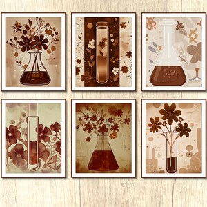 Science Class Gallery Art Set, Women in Science Poster, Boho Classroom ...