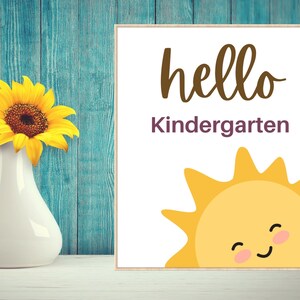 Hello Kindergarten 2022 - 2023 | First Day of Kindergarten | Back to ...