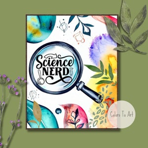 Science Posters Science Classroom Decor Science Wall Art Biology Poster ...