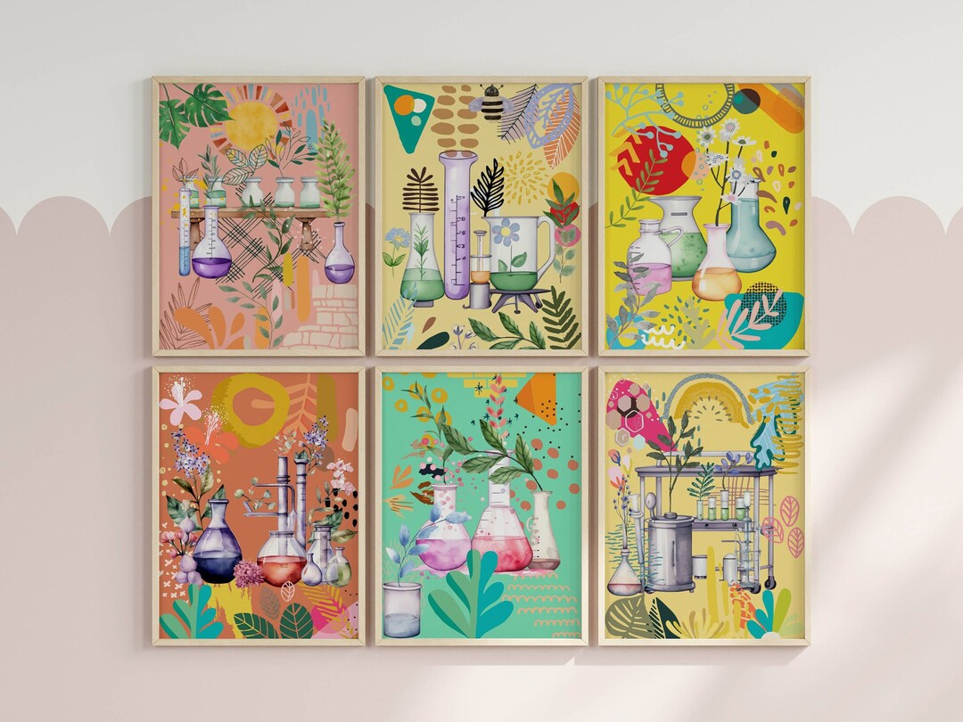 Science Classroom Posters Chemistry Posters Easy and Modern Classroom ...