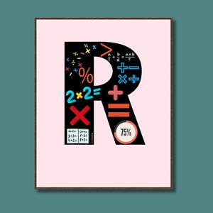 Arithmetic Posters Math Poster Math Class Gallery Wall Math Bulletin ...