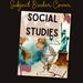 Social Studies Subject Binder Cover Printable Back to School Teacher ...