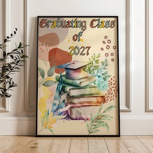 Class of 2027 Digital Download Twenty Seven Graduation Design Senior ...