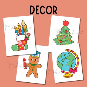 Christmas Bulletin Board Kit Classroom Decor Holiday Display Setup ...