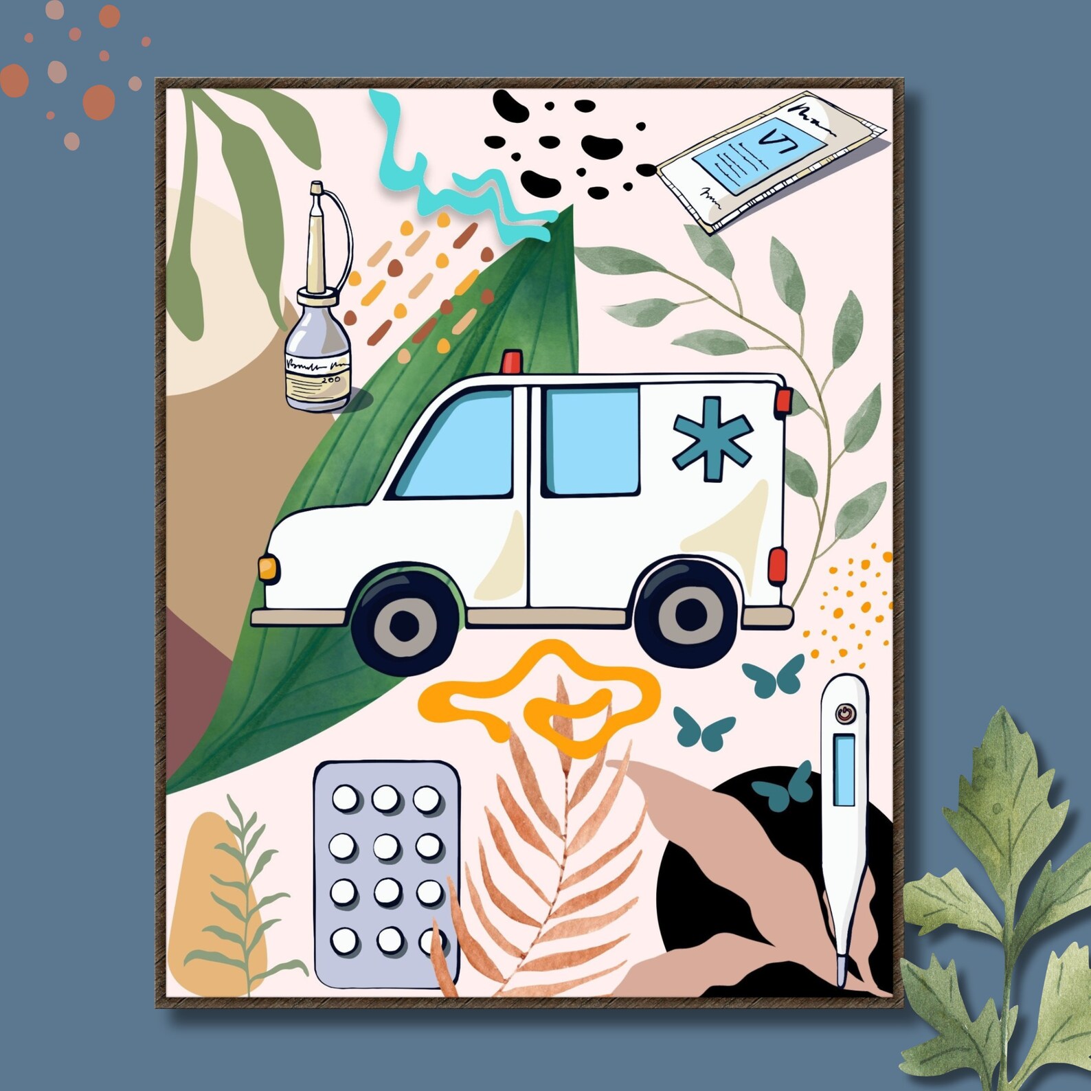 Nurse Office Decor Posters Boho Nurses Wall Art Desk Doctor Gift Nurse ...