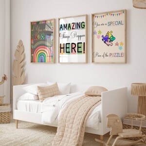 Pride Poster Set Affirmation Wall Art for Kids Positive Classroom Wall ...