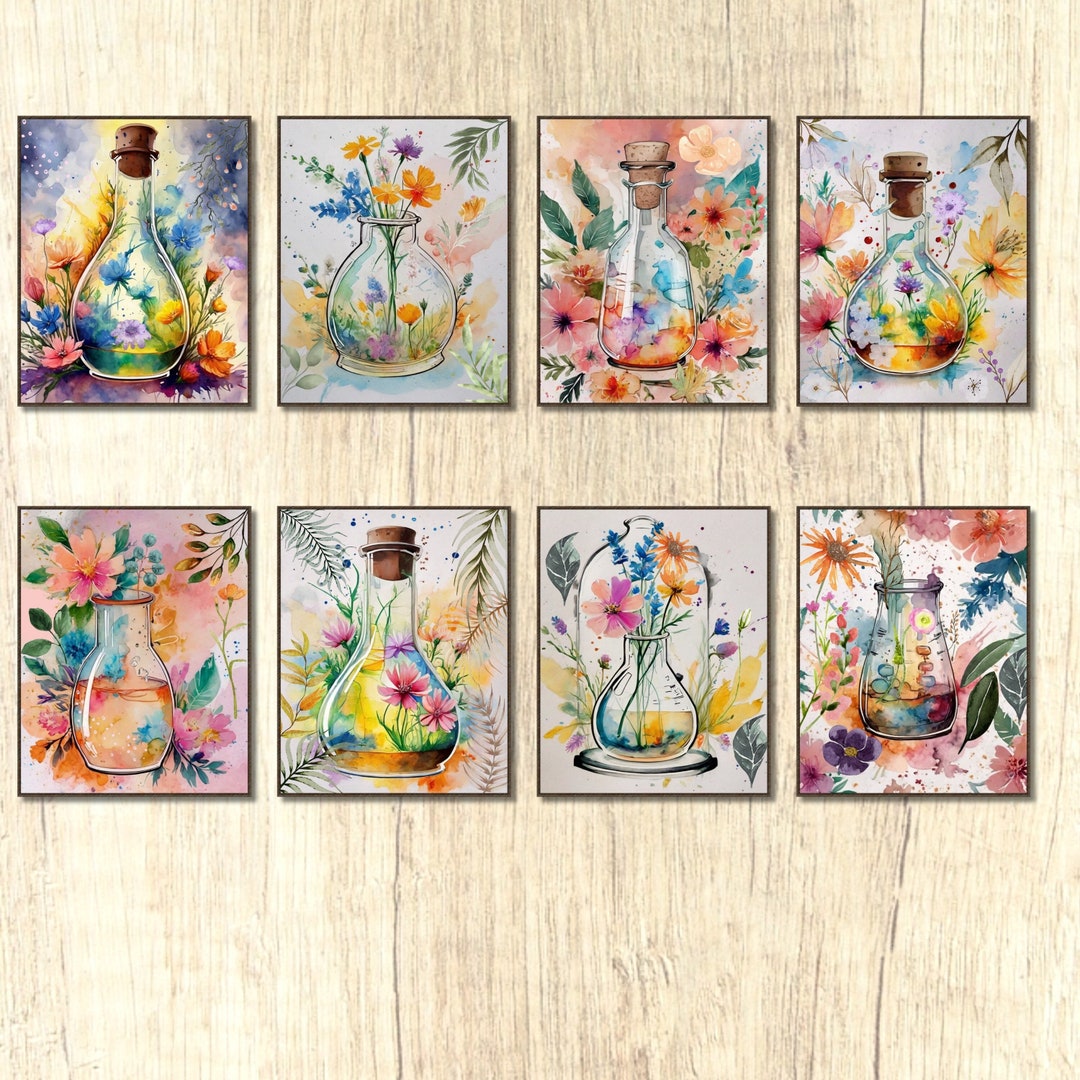 Chemistry Wall Art Set, Science Gallery Wall Art Set, Science Fair ...