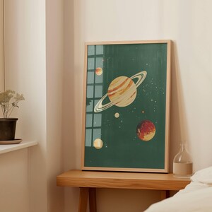 Large Wall Art Modern Artwork Minimalist Print Science Wall Prints ...