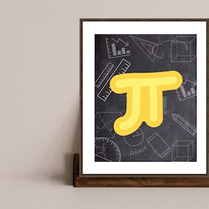 Math Posters (set of 8) Printable, Math Classroom, Mathematics Poster ...