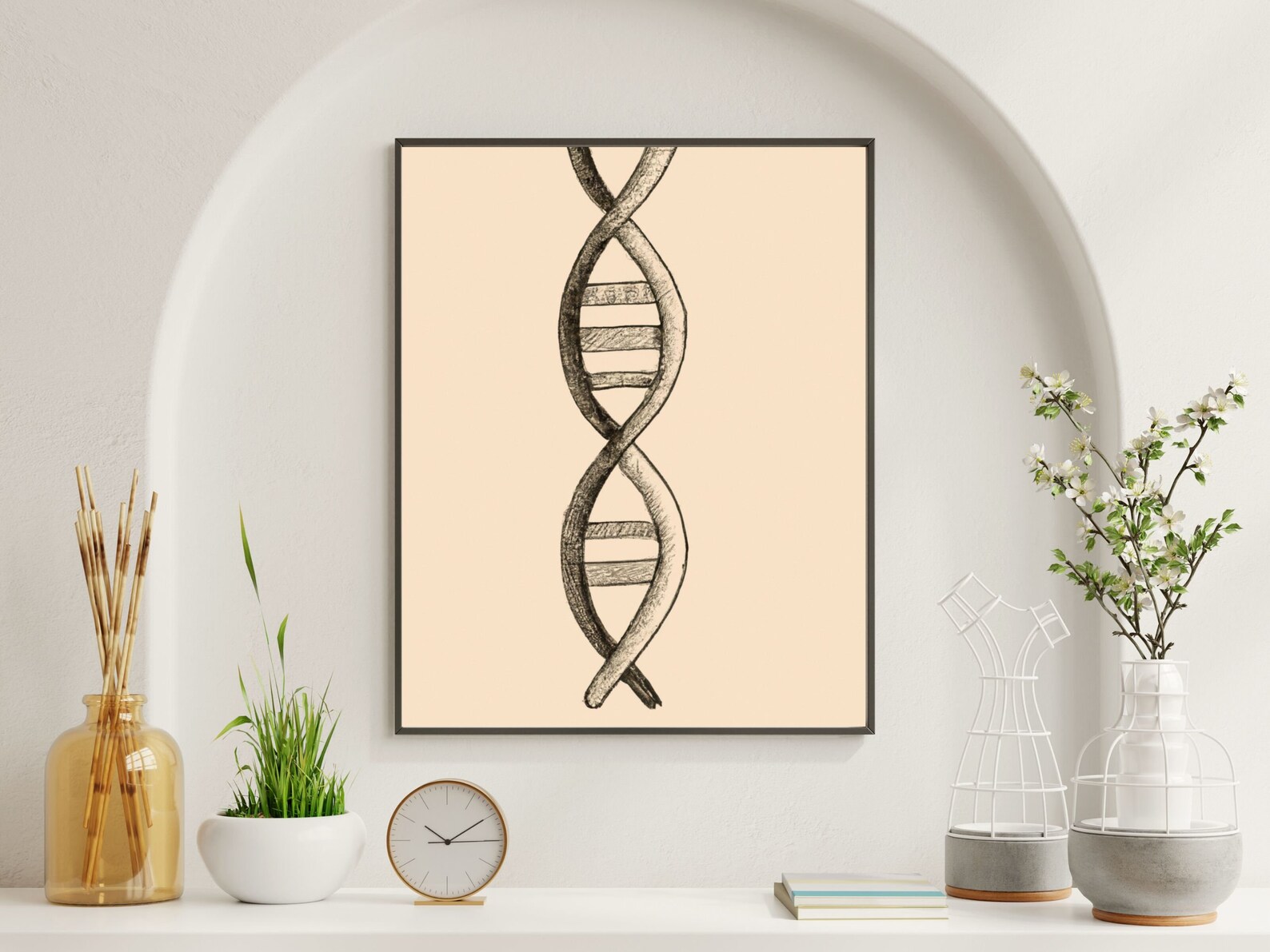 DNA Strand Wall Art Classroom Decor Science Poster High School - Etsy