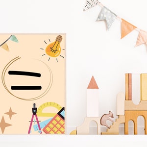 9 Math Class Gallery Wall, Classroom Decor, High School Middle School ...