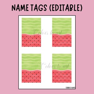 Summer Bulletin Board Kit Watermelon Bulletin Board Classroom Door ...
