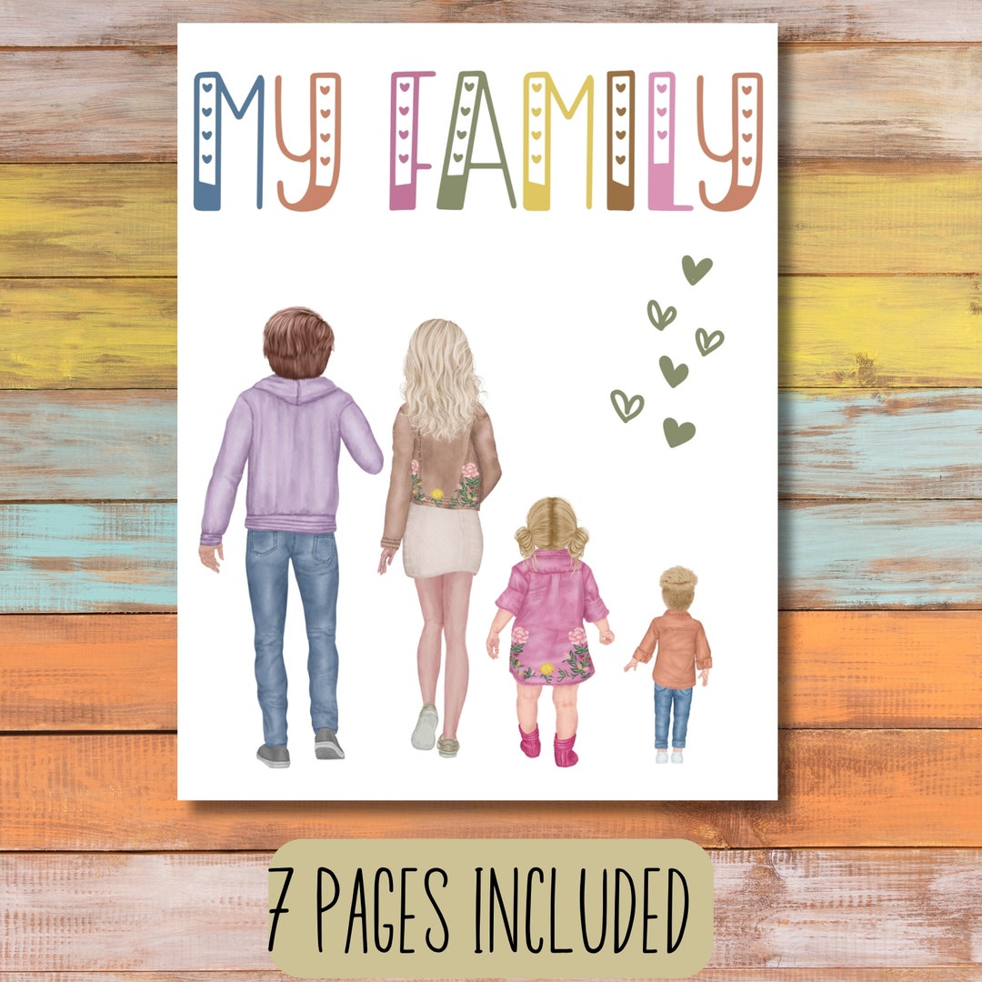 My Family Printable Worksheet Preschool Printable Kindergarten ...