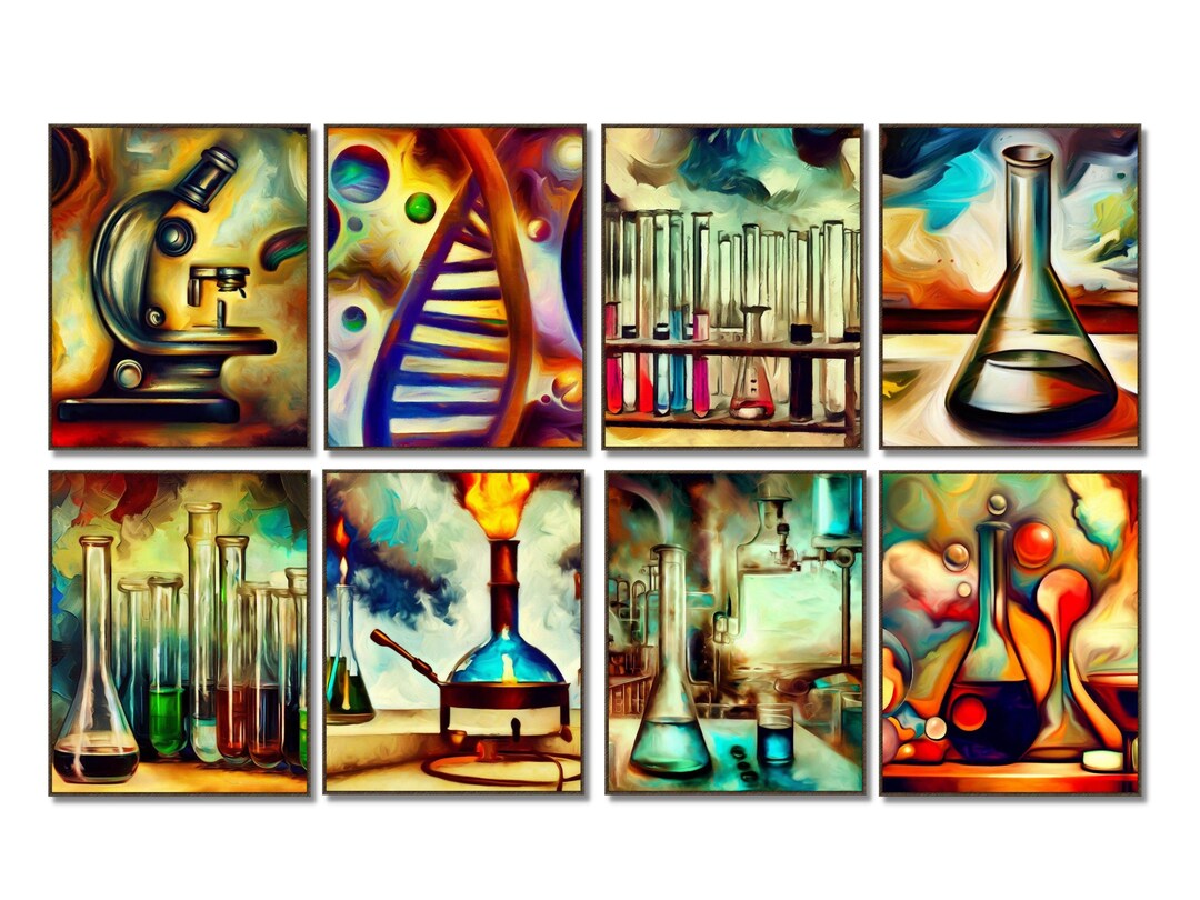 Science Classroom Set, Science Poster, Science Art, Science Prints ...
