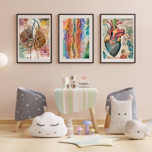 Human Anatomy Artworks, Biology Wall Art, Science Posters, Classroom ...