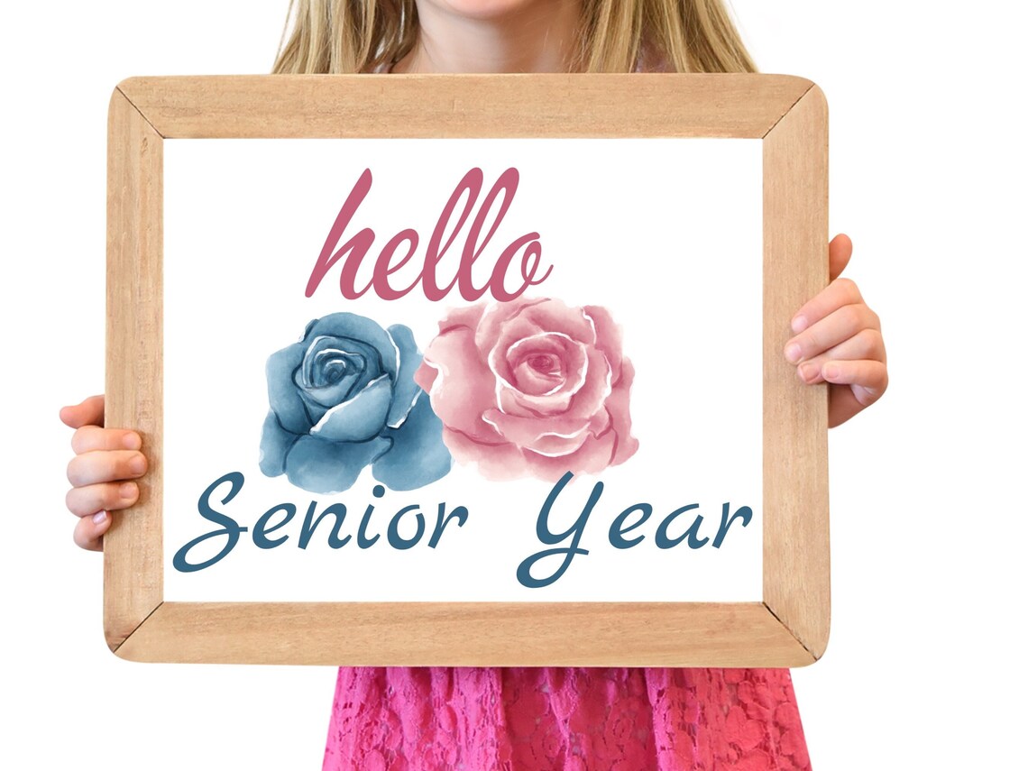 First Day of School Sign First Day of Senior Year Sign - Etsy