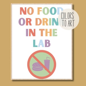 Science Lab Safety Rules Science Class Posters Science Lab Decor ...