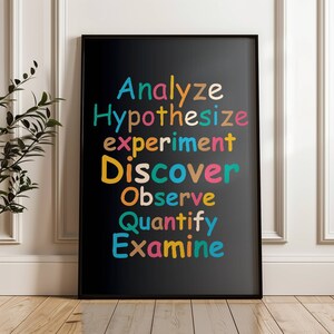 Science Classroom Poster Set of 3 Science Lab Decor Science Theme ...