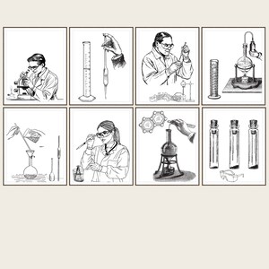 Chemistry Classroom Wall Prints Lab Decor Science Posters Science ...