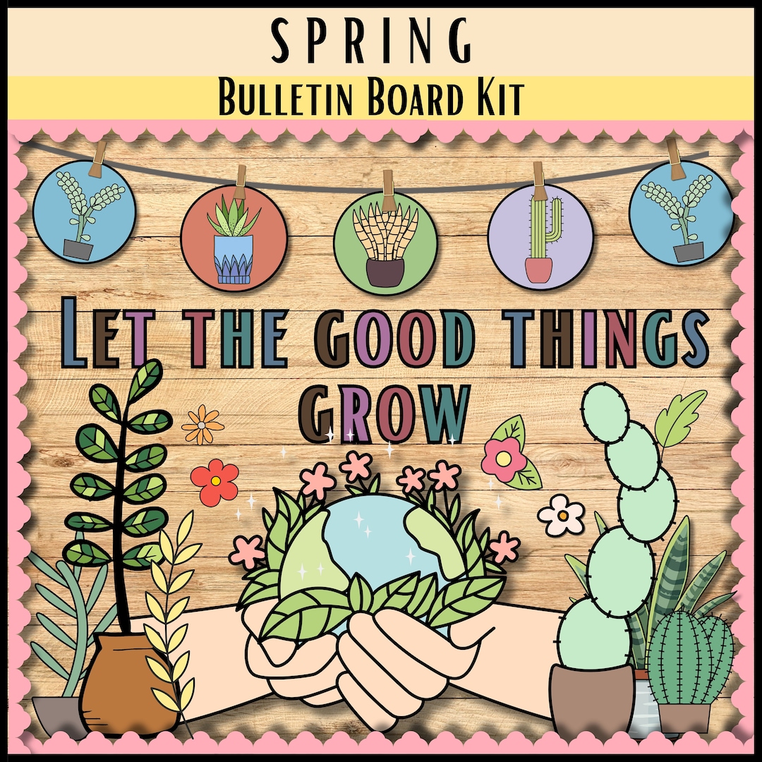 March Bulletin Board Kit March Classroom Spring Bulletin Spring ...