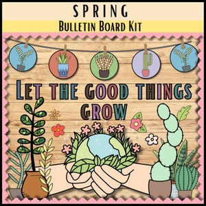 March Bulletin Board Kit March Classroom Spring Bulletin Spring ...