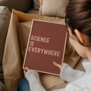Science Poster Science Classroom Decor Science Teacher Gifts Science ...