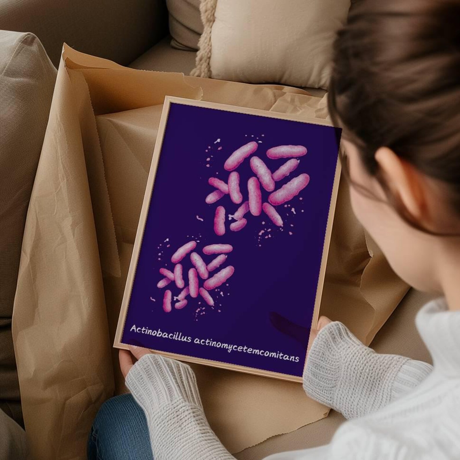 Dental Art Poster for Dental Office Decor Actinobacillus ...