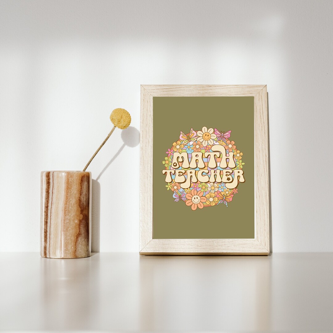 Math Teacher Gift Math Classroom Decor Math Classroom Door Decor Math ...